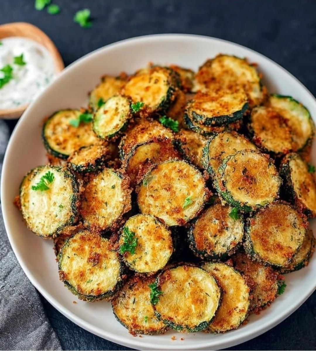 Crispy Zucchini Chips Recipe Healthy and Delicious Snack - BasCooking
